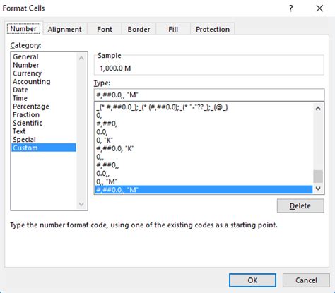 Format Number In Excel To Millions