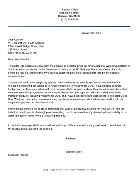 Example Letter Of Interest For Job Database Letter Template Collection