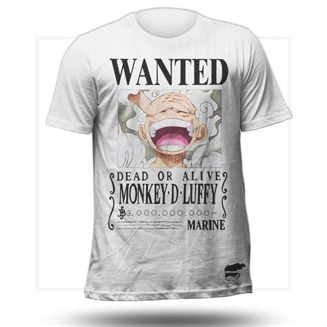 Camiseta One Piece Luffy Gear Nika Unissex Anime Shopee Brasil