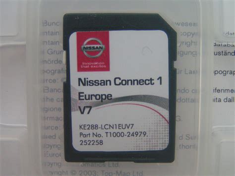 Sd Card Navigation Nissan Connect Lcn Europa V Qashqai Juke