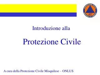 PPT Il Sistema Nazionale Di Protezione Civile PowerPoint Presentation
