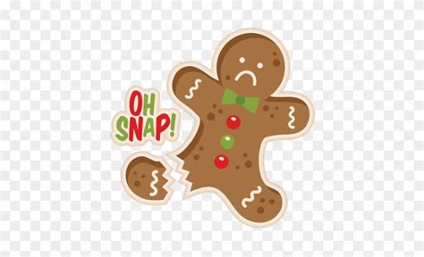 Gingerbread Man Cookie Svg Scrapbook Cut File Cute Oh Snap