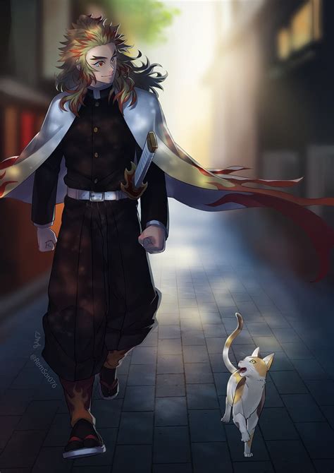 Rengoku Kyoujurou Kimetsu No Yaiba Drawn By Remsor076 Danbooru