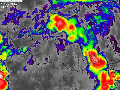 INAMEH Inestabilidad atmosférica y actividad de la Zona de