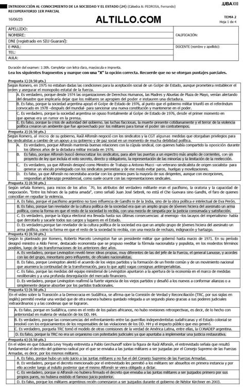 Parcial N Sociedad Y Estado Uba Xxi