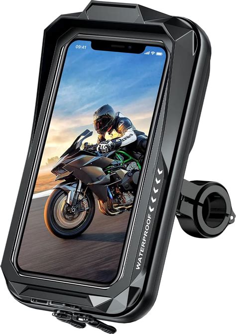 KTUEOV Motorcycle Phone Holder Universal Bike Phone Holder Waterproof
