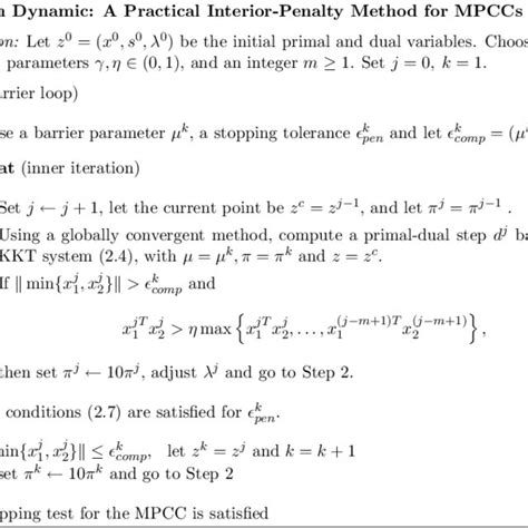 pdf interior methods for mathematical programs with complementarity constraints