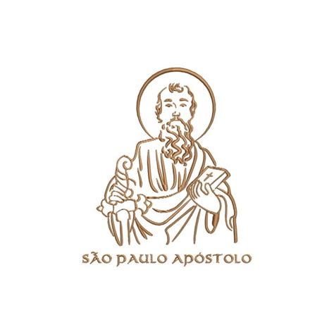 São Paulo Apóstolo no Elo7 Dani Artes Personalizados e Bordados