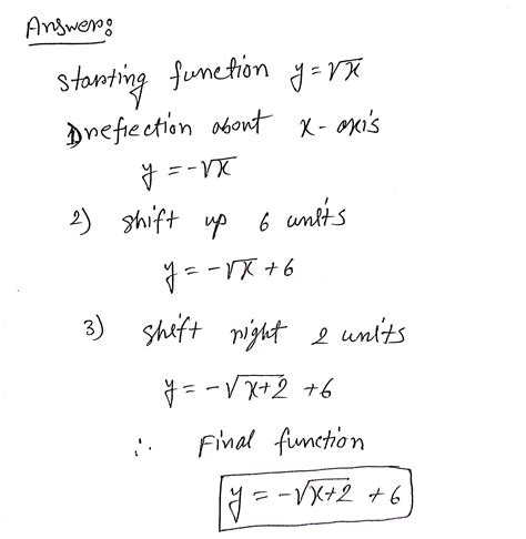[solved] k find the function that is finally graphed after the following course hero