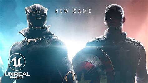Teaser Trailer CAPTAIN AMERICA BLACK PANTHER Game Unreal Engine HD 4K