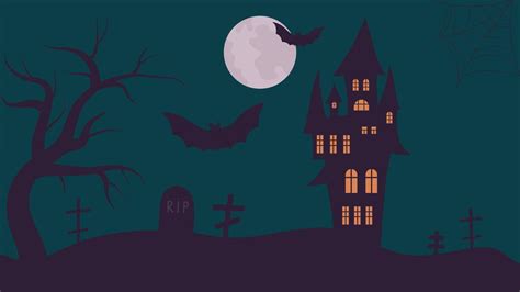 Dark Halloween Scenery 12749457 Vector Art At Vecteezy