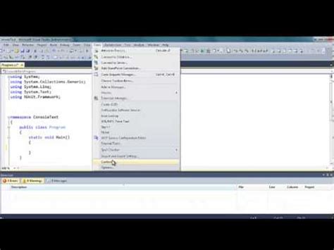 How To Get Line Numbers In Visual Studio Youtube