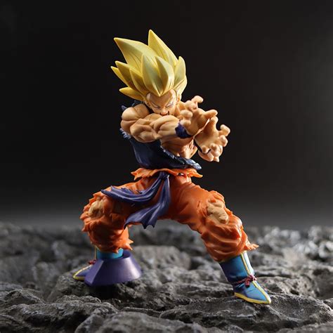 Nueva Figura De Anime De 15 Cm Dragon Ball Z Son Goku Batalla Dañadas