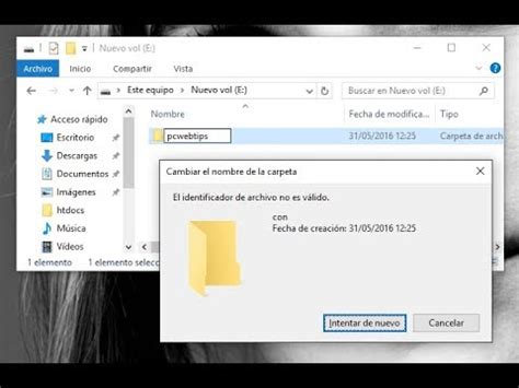 Como Borrar Carpeta Que No Se Dejan Eliminar Win Youtube