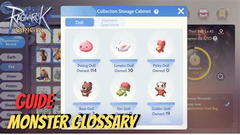 Guide Monster Glossary Di Ragnarok Origin Global YouTube