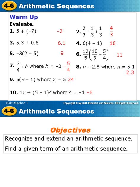 arithmetic sequence pdf ellipsis mathematics