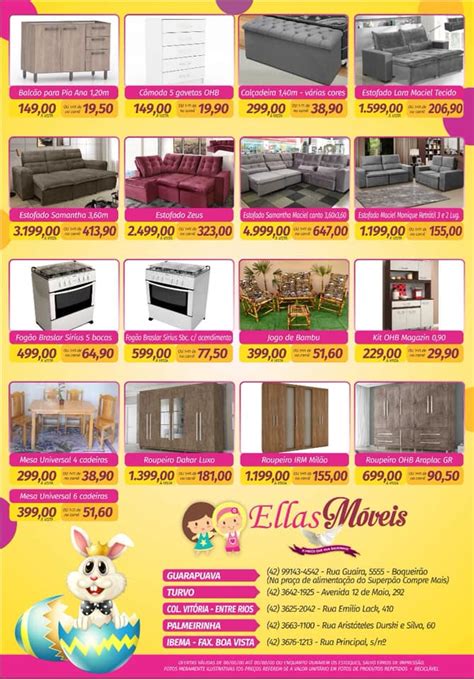 Blog do Elói Turvo Confira as ofertas de Pascoa da Ellas Móveis