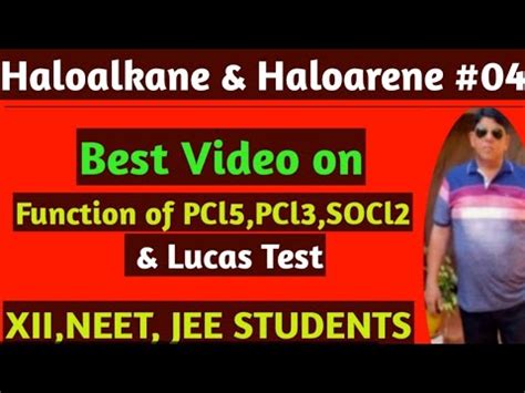 Haloalkane Haloarene 04 Preparation Of Alkyl Halide From Alcohol