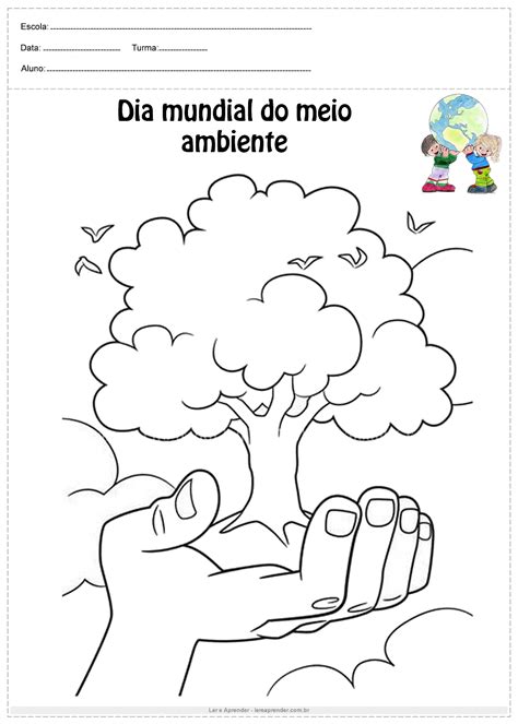 Desenho Sobre Meio Ambiente Para Colorir