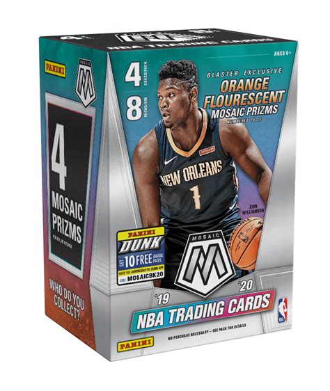 2020 21 MOSAIC BASKETBALL BLASTER 3x AND 3x CELLO PACK LOT BRAND NEW