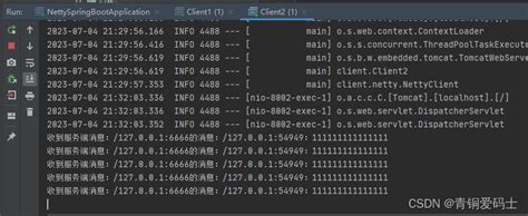 netty学习（4） 通过springboot web发送消息实现netty实现多个客户端与服务器通信 netty发送消息 csdn博客