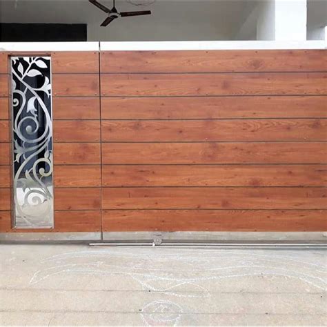 Modern Brown Stainless Steel Main Gate For Home At Rs 1500 Sq Ft In
