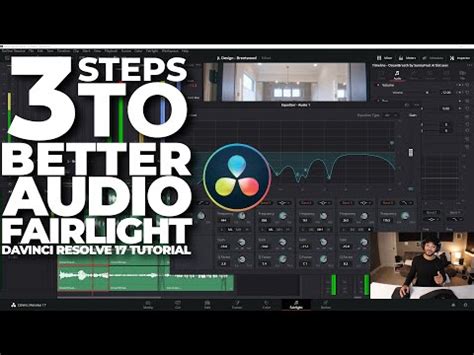 3 KEYS To Better AUDIO In Fairlight Davinci Resolve 17 Fairlight