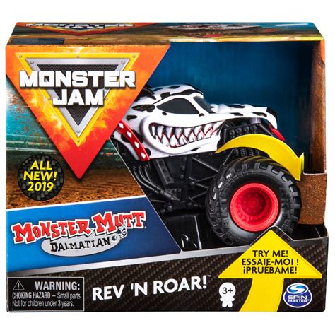 Monster Jam Official Monster Mutt Dalmatian Rev N Roar Monster Truck