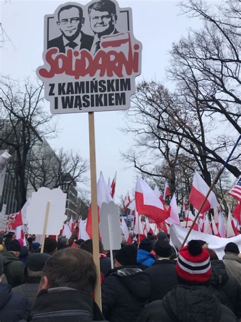 Protest Wolnych Polaków przed Trybunałem Konstytucyjnym 10 lutego