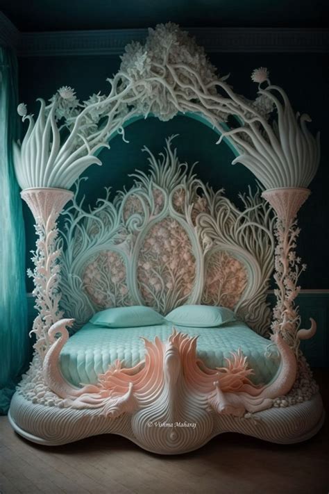 Fantasy Coral Bed By Vishma Maharaj Fantasy Bedroom Fantasy Rooms