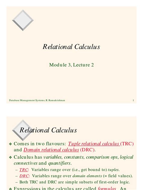 relational calculus pdf relational model scientific modeling