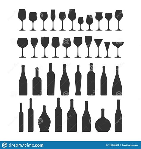 Types Of Wine Glasses Educational Labeled Classification Example