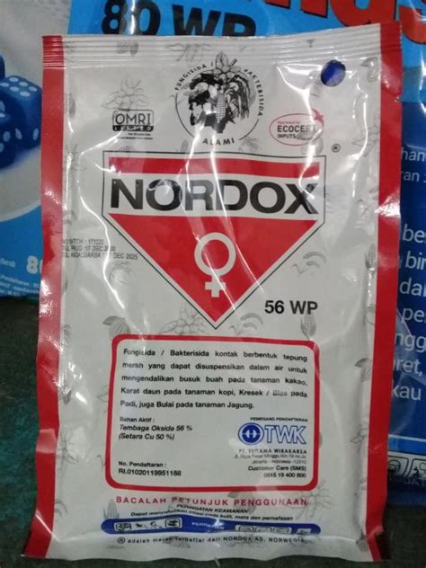 NORDOX 56 WP FUNGISIDA BAKTERISIDA KEMASAN 100 GR Lazada Indonesia