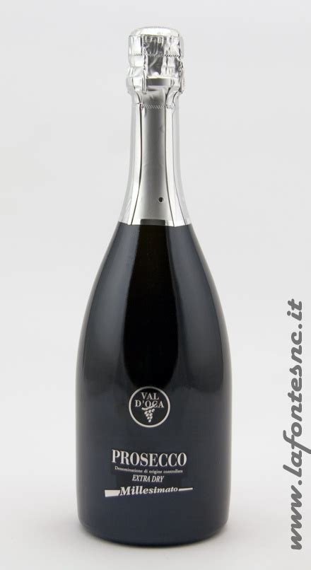 Prosecco DOC Treviso Millesimato Extra Dry Val D Oca La Fonte Snc