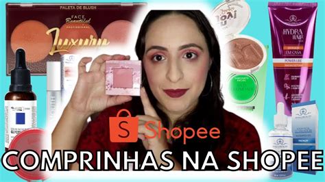 Comprinhas Na Shopee Unboxing Muita Coisa Barata Youtube