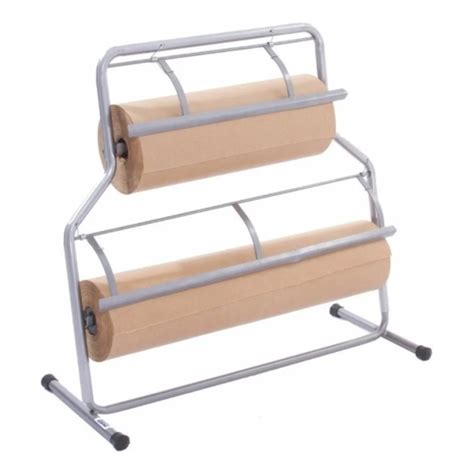 Suporte Duplo Rolo Bobina Papel Kraft De 40 60 CM 2X Bobinas Para