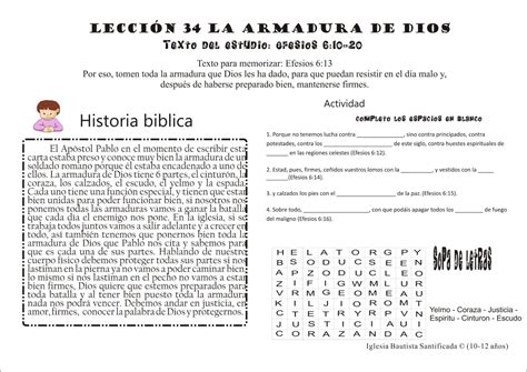Clases Biblicas Para Ninos Cristianos De 9 A 12 Anos