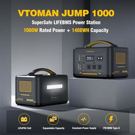 Buy Vtoman Jump Portable Power Station W Wh Solar