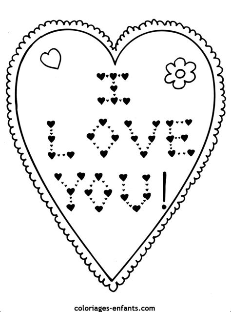 Coloriage A Colorier St Valentin