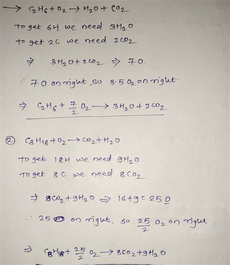 Solved Balance The Chemical Equations Using Techniques From Linear