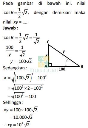 Contoh Soal Trigonometri Kelas Jawabannya Pdf Kursiguru