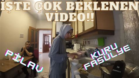 Çok Beklenen Yemek Videosu Pilav ve Düdüklü Tencerede Kuru Fasülye