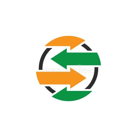 Vector Del Dise O Del Logotipo De La Flecha De La Esfera Econ Mica