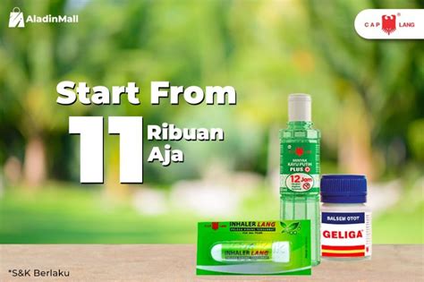 Cegah Sakit Lebih Baik Dengan Cap Lang Mulai Dari Rp11 Ribu Aja