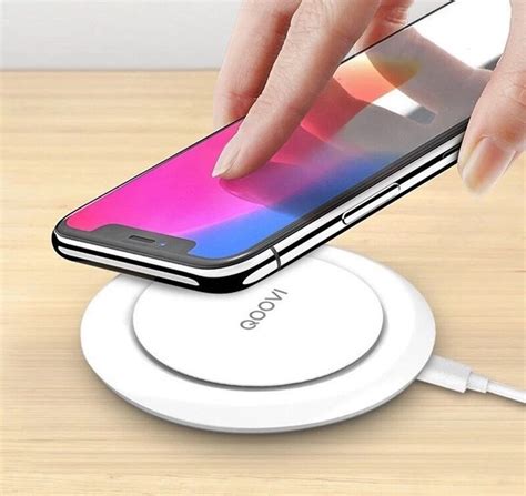 Carregador Sem Fio Indução Qi Compatível iPhone 8 X Xs Xr 11