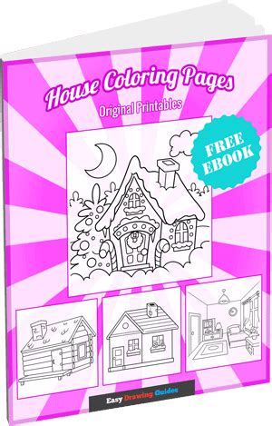 House Coloring Pages Easy Drawing Guides