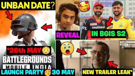 Exact Bgmi Unban Date Revealed By Rega Mortalbgmi Trailer Leakms