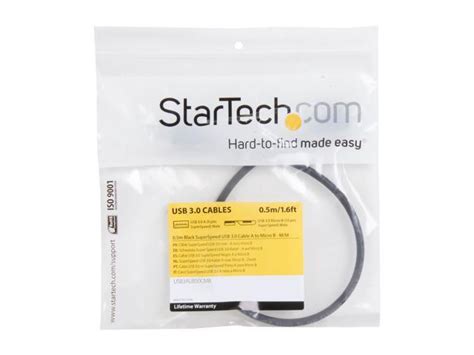 StarTech USB3AUB50CMB SuperSpeed USB 3 0 Cable A To Micro B Newegg Ca