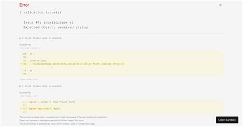 Zod Json Forked Codesandbox