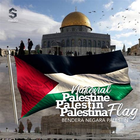 Flag Bendera Negara Palestin Palestine Palestina Muslim KUALITI BAIK